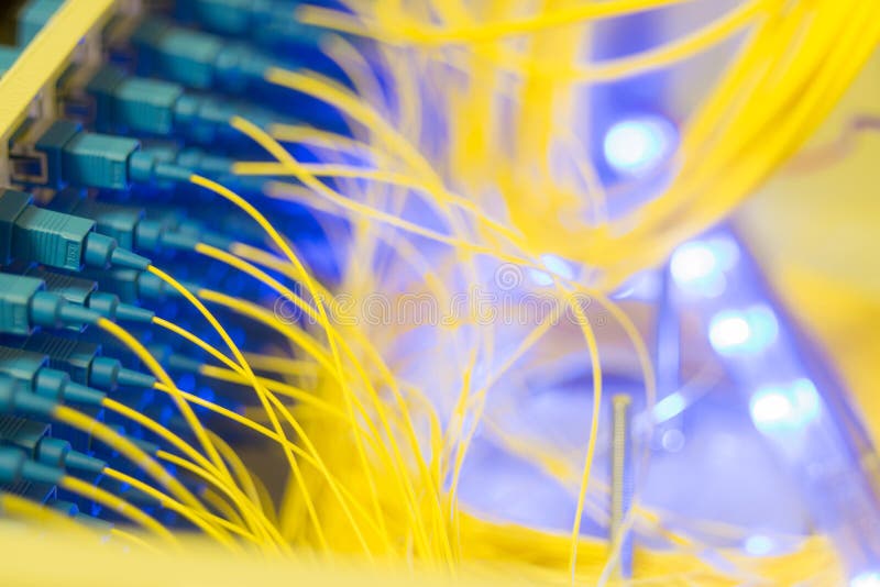 Optical wires stock image. Image of technology, abstract - 519095