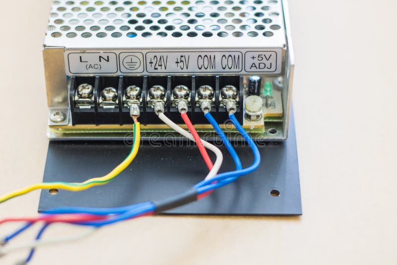 Switching Power Supply. stock photo. Image of computer - 142279762