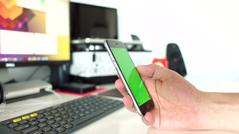 Switching Screens on Smart Phone Stock Video - Video of human, business ...