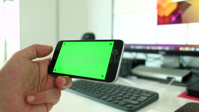 Switching Screens on Smart Phone Stock Video - Video of easy, human ...