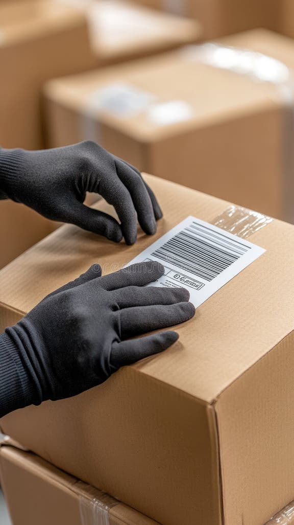 Switchyard View: Cardboard Box Resting Silently in the Freight Yard ...