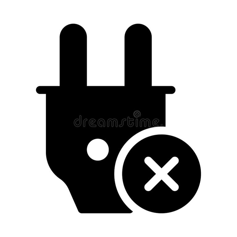 Swith Vector Glyph Flat Icon Stock Vector - Illustration of socket ...