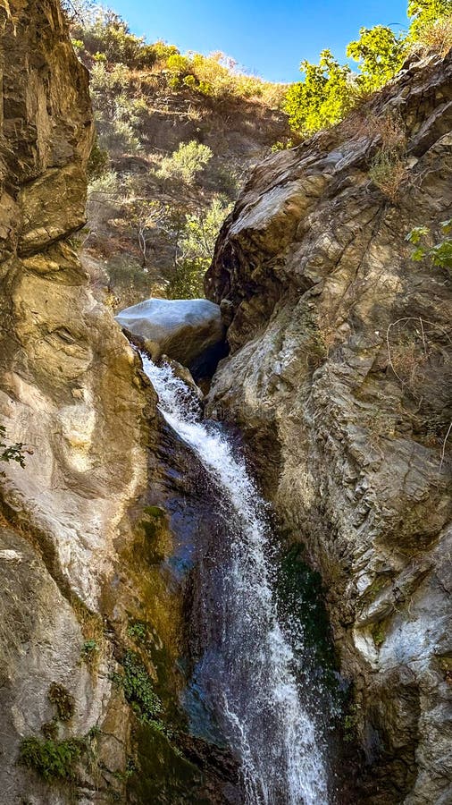 California-Switzer Falls 2 stock image. Image of side - 369696403
