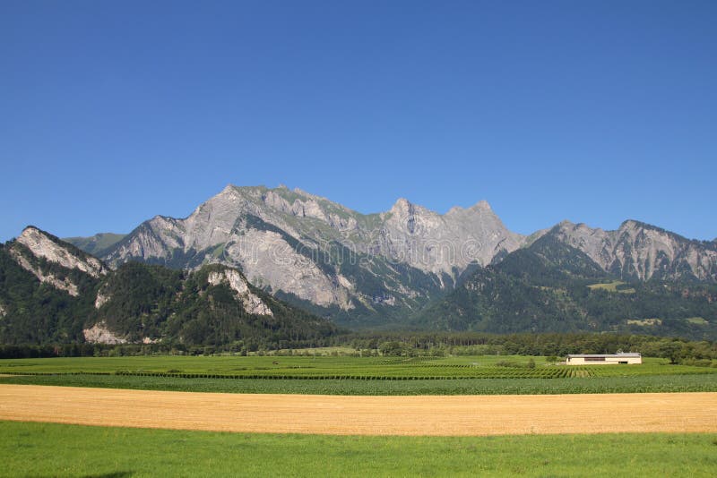 Switzerland agriculture stock image. Image of mountain - 26721725
