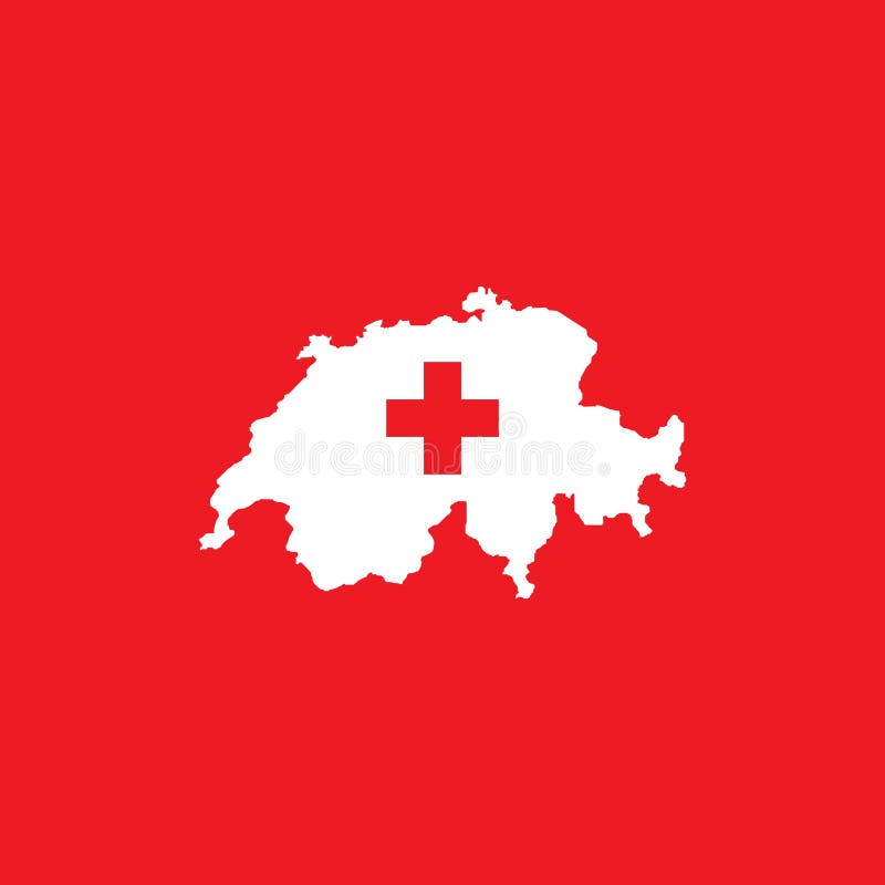 Switzerland map icon stock vector. Illustration of icon - 324065362