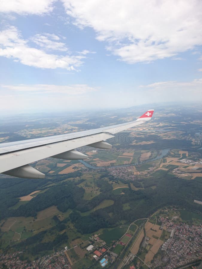 Switzerland editorial image. Image of nature, plane, switzerland - 97740905