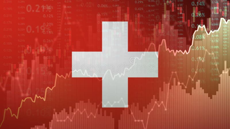 Switzerland Stock Market Growth and Financial Data Visualization Stock ...