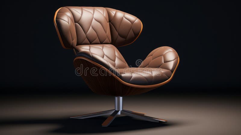 Realistic and Stylized 3d Render of Brown Leather in Graham Ingels ...