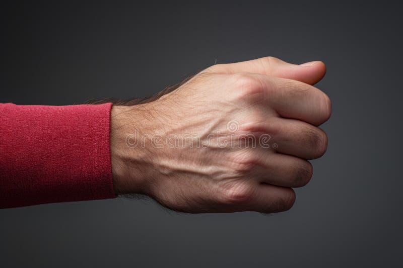 Swollen Finger Joints on Hand, Arthritis Stock Illustration ...