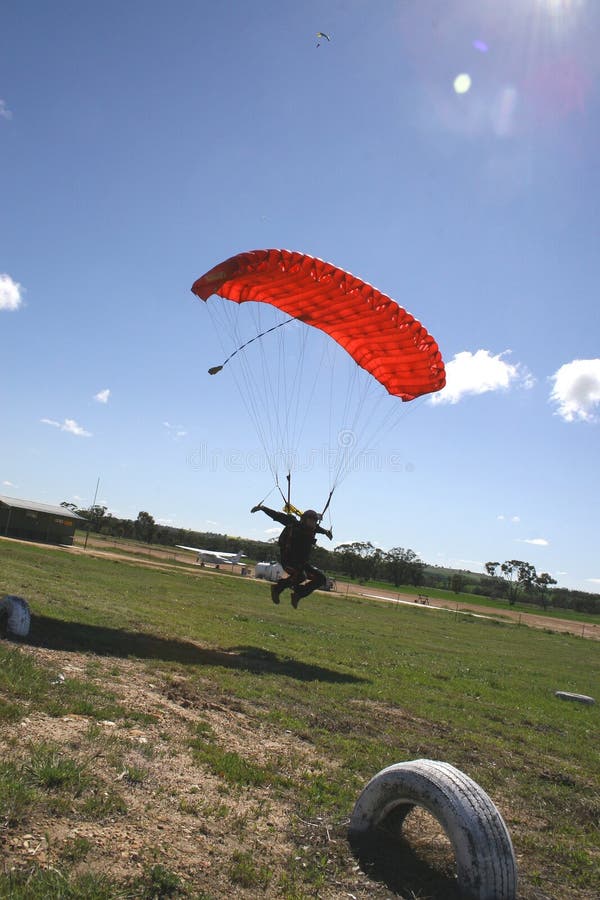 Swoop stock photo. Image of skydiver, chute, sport, adventure - 1289466