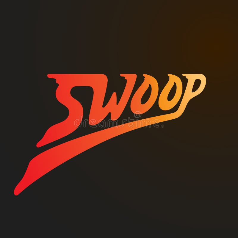 Swoop logo design stock illustration. Illustration of font - 80472643