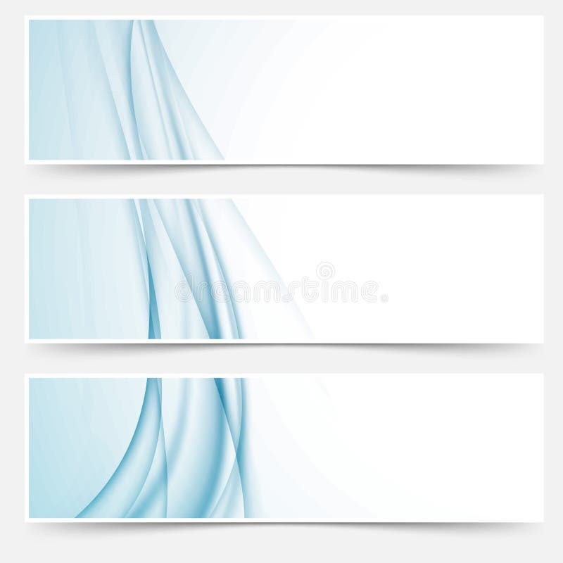 Modern Abstract Swoosh Smooth Vivid Dotted Line Headers Collection ...