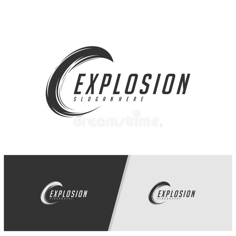 Swoosh Comic Logo Vector. Swoosh Energy Effect Vector Illustration ...