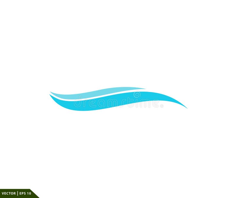 Swoosh Icon Vector Logo Template Stock Vector - Illustration of emblem ...