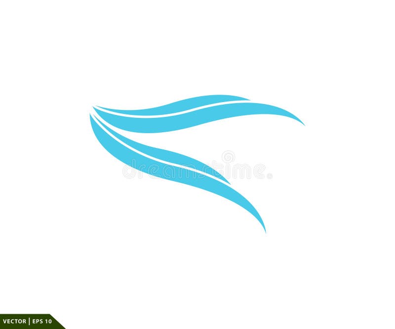 Swoosh Icon Vector Logo Template Stock Vector - Illustration of ...