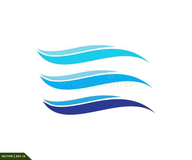 Swoosh Icon Vector Logo Template Stock Vector - Illustration of emblem ...