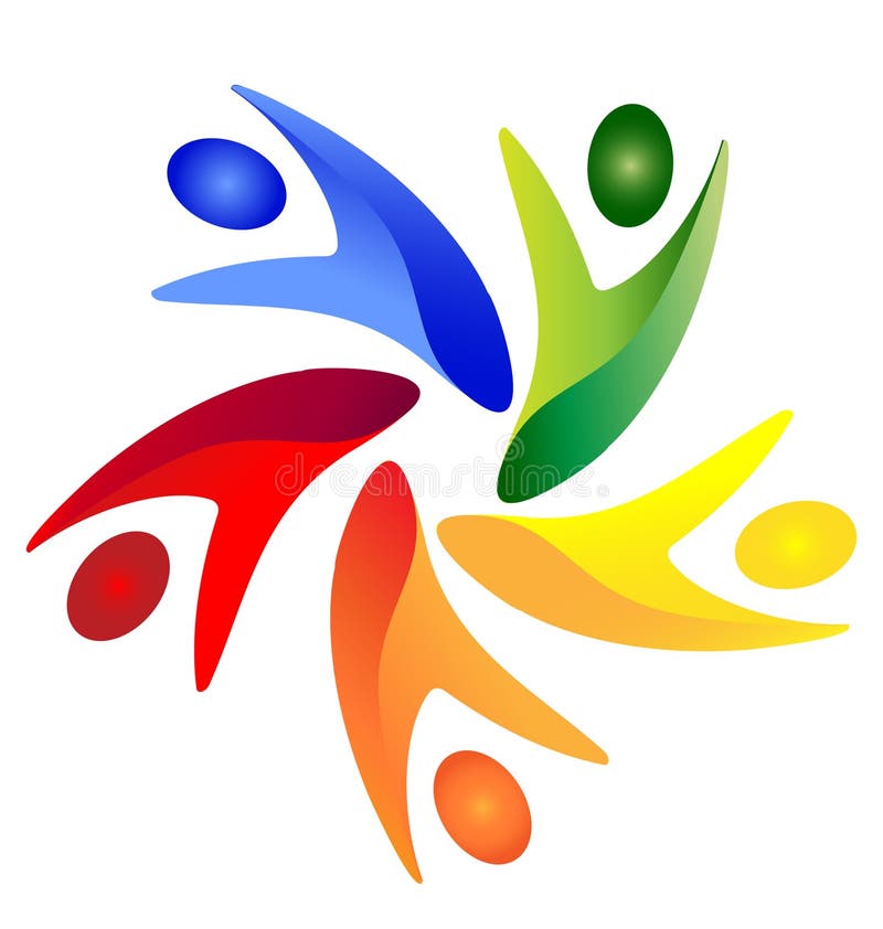 Swoosh people logo stock vector. Illustration of diversity - 26728535