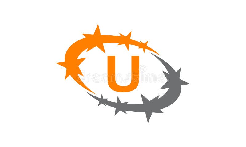 Swoosh Success Coaching Initial U Stock Vector - Illustration of ...