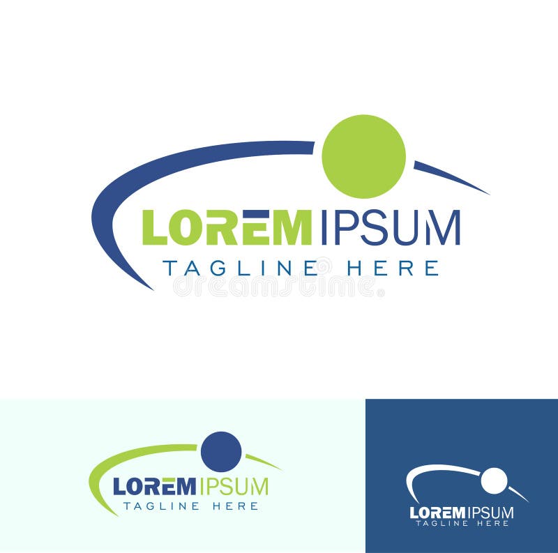 Swoosh Template Logo Design Stock Vector - Illustration of business ...