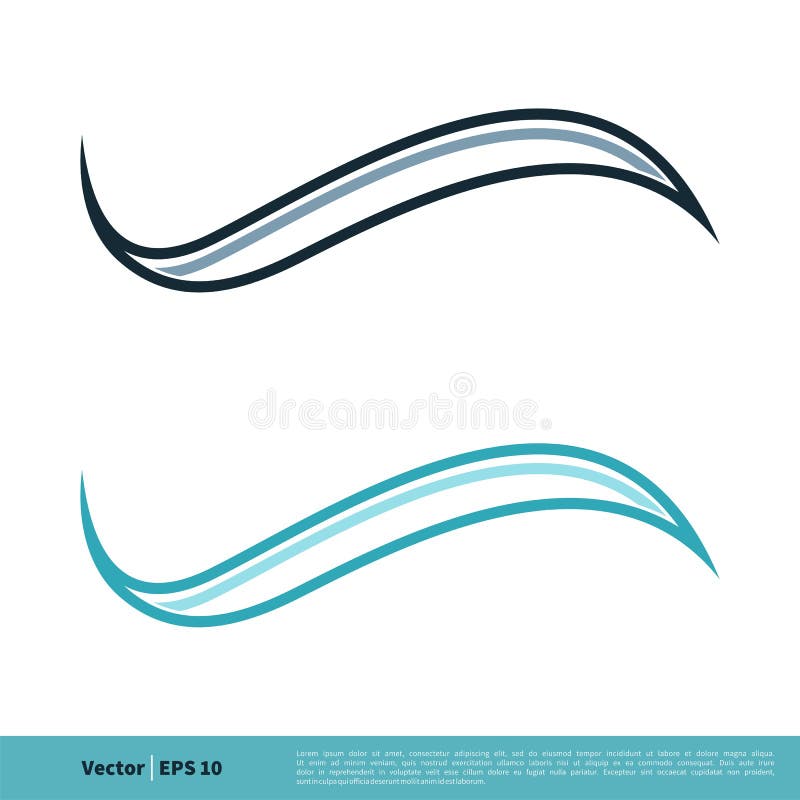 Swoosh Wave Icon Vector Logo Template Illustration Design. Vector EPS ...