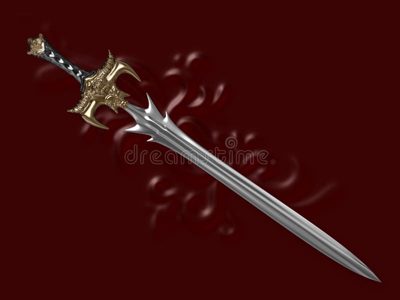 Glass sword stock illustration. Illustration of handle - 11990500