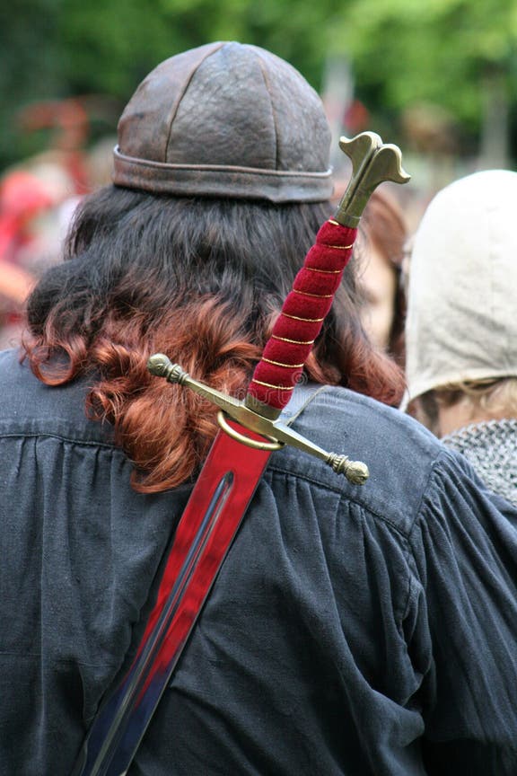 Sword on back stock image. Image of history, battle, medieval - 247573