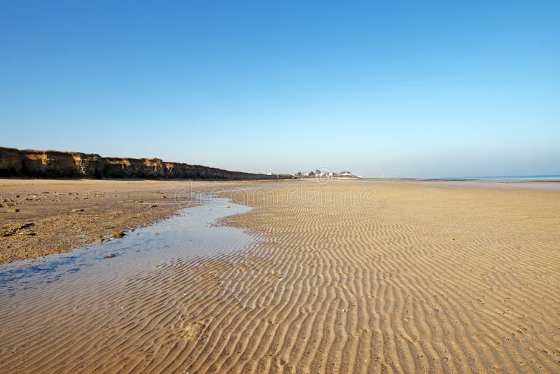 Sword Beach in Normandy Coast Stock Image - Image of france, travel ...