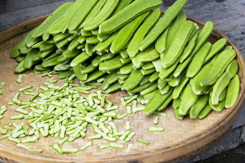 Sword Beans Isolated stock photo. Image of ingredients - 10462726