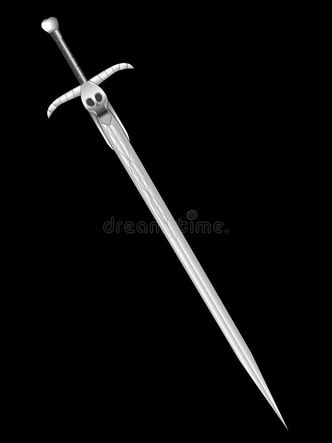 Sword of death stock vector. Illustration of crusader - 3557944