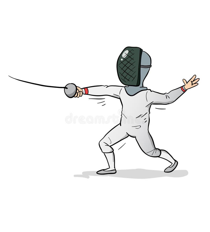 Sword fighter stock illustration. Illustration of body - 271713228