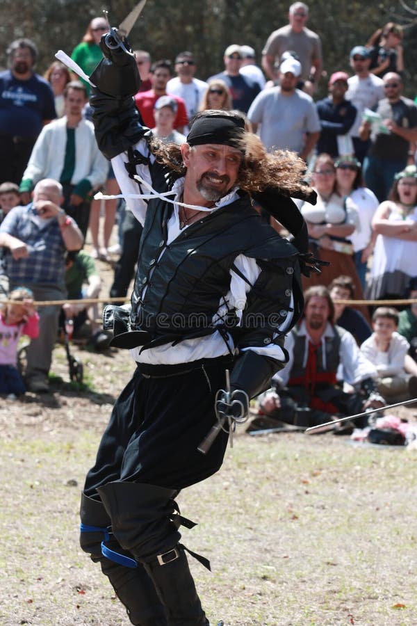 Sword Fighting editorial stock photo. Image of costume - 13506103