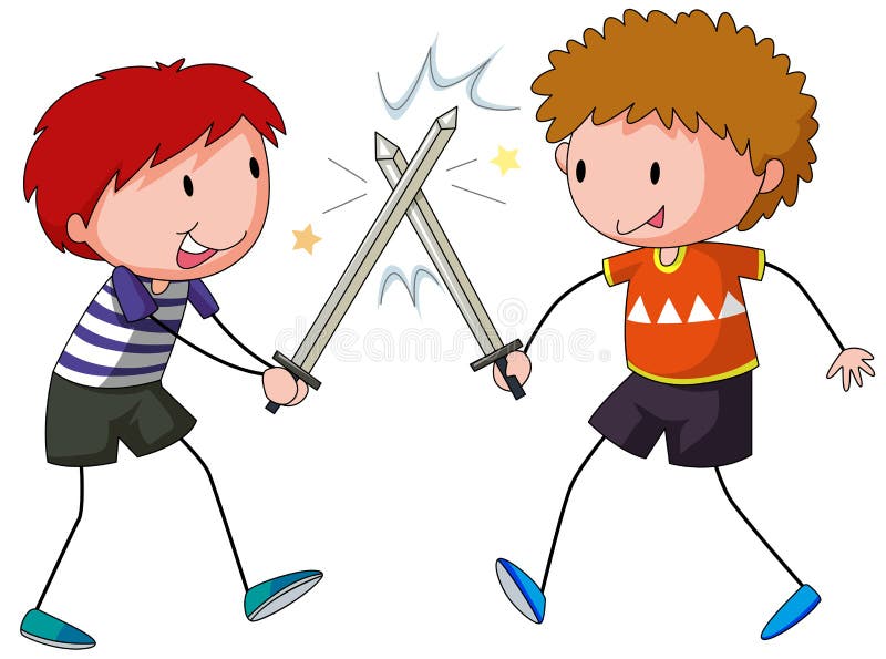 Sword Fight Cartoon