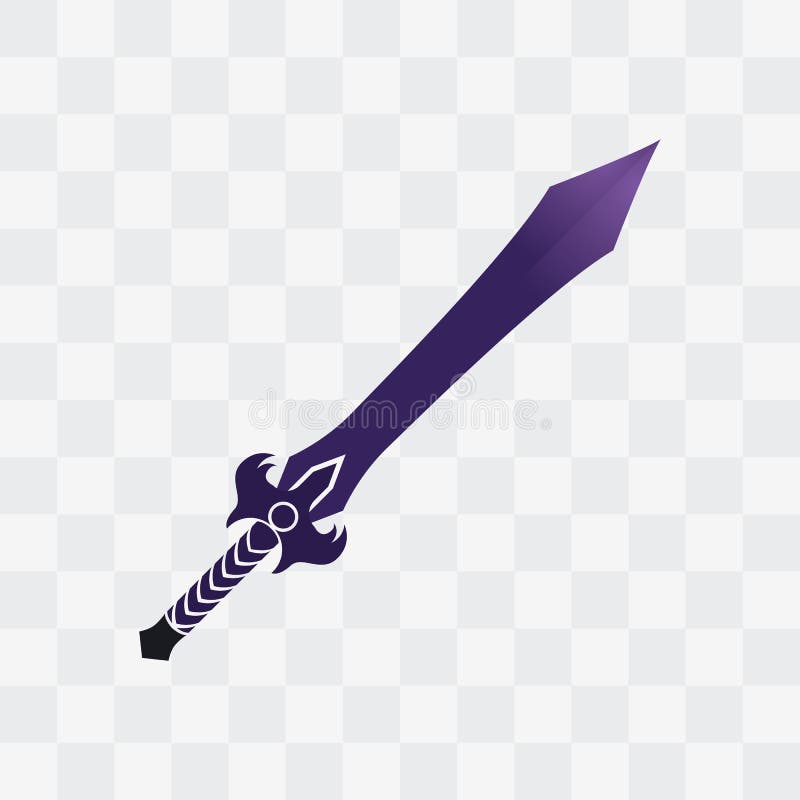 Sword Game Item Vector Symbol Logo Template Stock Illustration ...