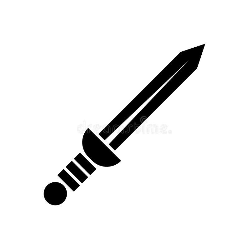 Sword Icon Element of Weapon Icon for Mobile Concept and Web Apps. Thin ...