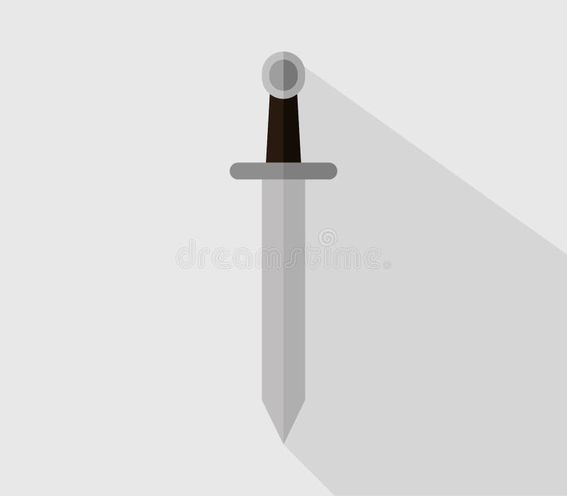 Sword icon illustrated stock illustration. Illustration of sword - 78920679