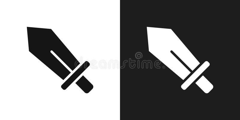 Sword icon logo set vector stock vector. Illustration of symbol - 332901886