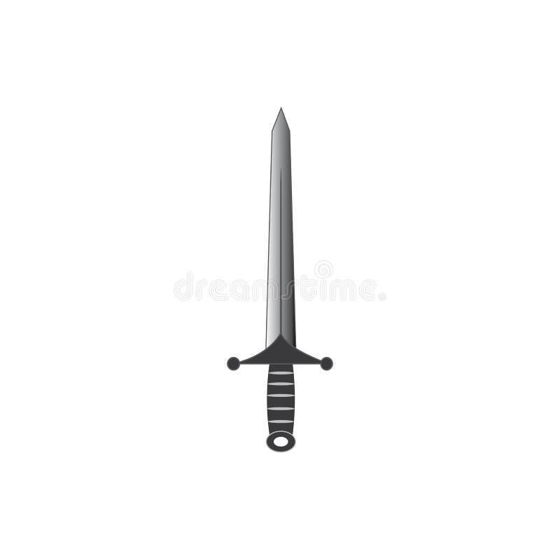 Sword icon logo vector stock illustration. Illustration of knife ...