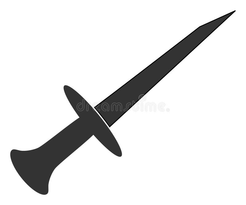 Vector Sword Flat Icon Symbol Stock Vector - Illustration of flat ...