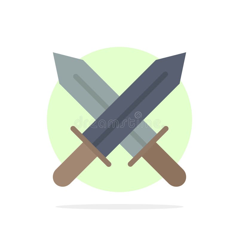 Swords on Abstract Background Isolated Stock Vector - Illustration of ...