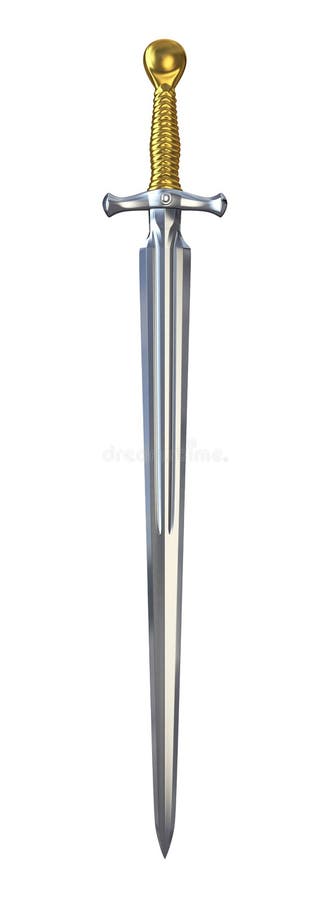 Sword isolated stock illustration. Illustration of honour - 3237772