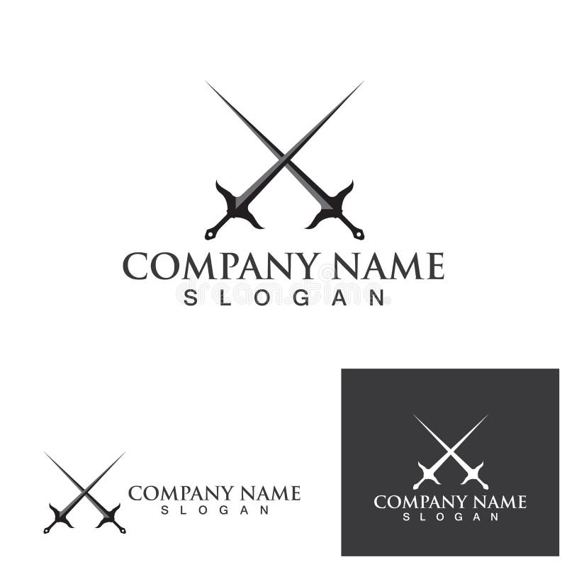 Sword Logo and Symbol Vector Template Eps10 Stock Vector - Illustration ...