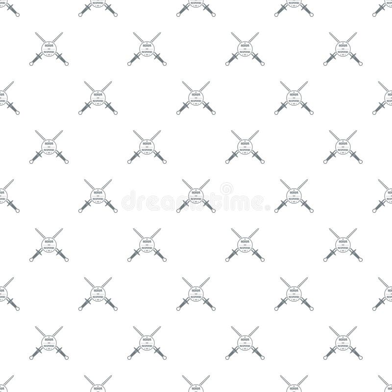 Sword Pattern Vector Seamless Stock Vector - Illustration of pattern ...