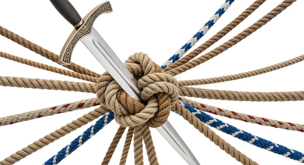 Rope Knot Concept Stock Illustrations – 5,831 Rope Knot Concept Stock ...