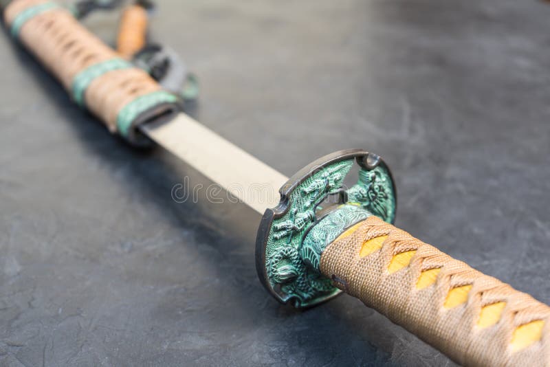 Old Shawl Samurai Sword Stock Photos - Free & Royalty-Free Stock Photos ...