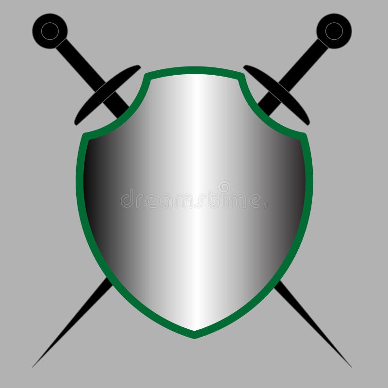 Banner Shield Sword Stock Illustrations – 3,804 Banner Shield Sword ...