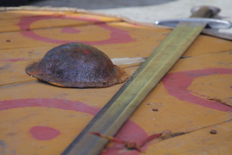 Sword and shield stock photo. Image of metal, sword, defense - 77238178