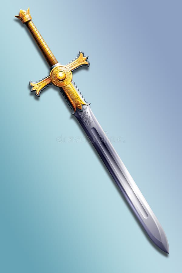 Sword sun stock illustration. Illustration of historic - 60567723