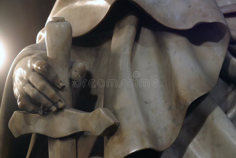 Sword, the Symbol of St Paul Stock Photo - Image of belief, marble ...