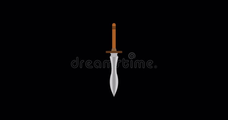 Sword Vector Illustration Weapon Vector Icon. Ancient Sharp Blade ...