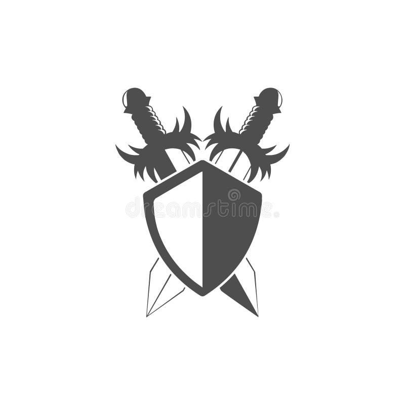 Sword Weapon Vector Logo Template Illustration Design Stock ...